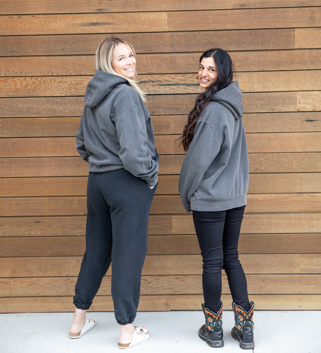 Unisex Black Pigment Dye Moose Hoodie – Alaska Creations